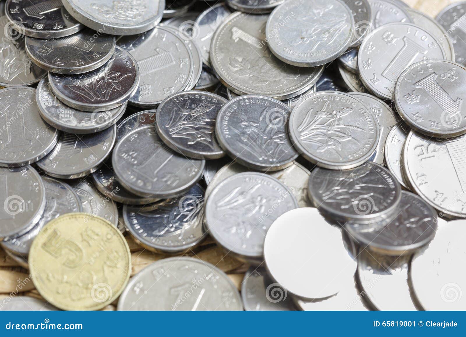 A pile of China RMB coins stock image. Image of wealth - 65819001