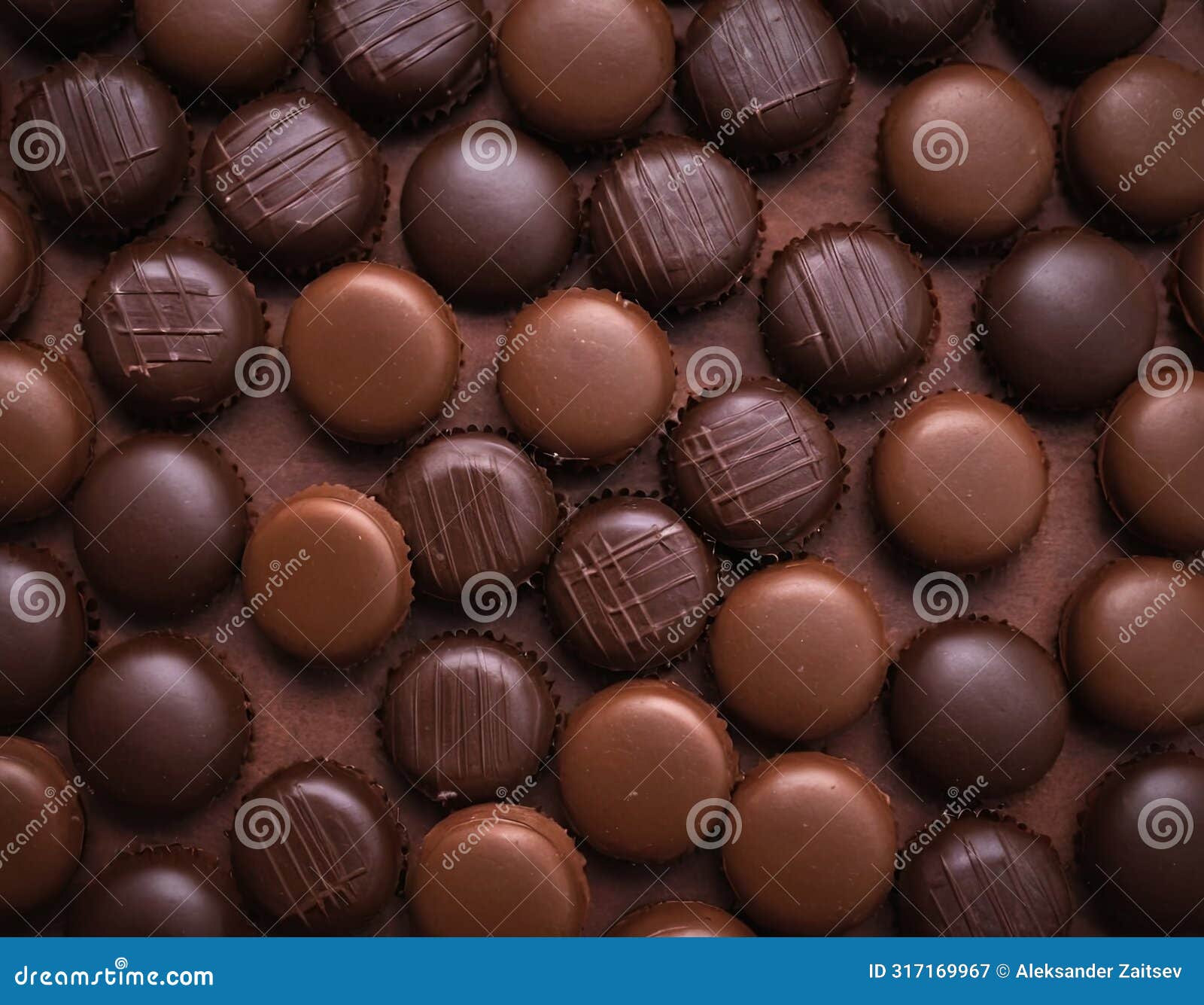 A Pile of Chocolate Bars and Chocolate Balls on a Table Stock ...