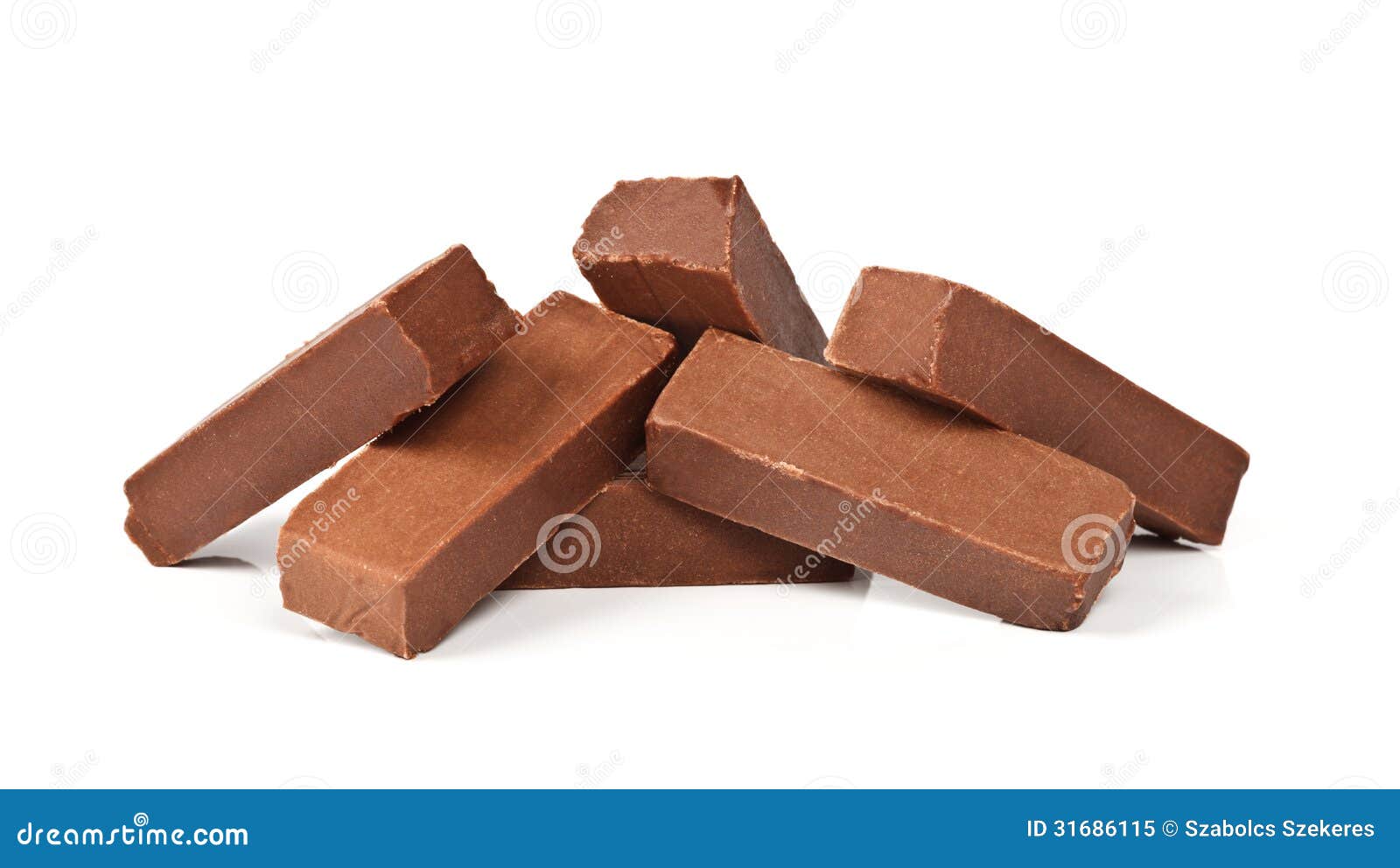 Pile of chocolate bars stock image. Image of calories - 31686115