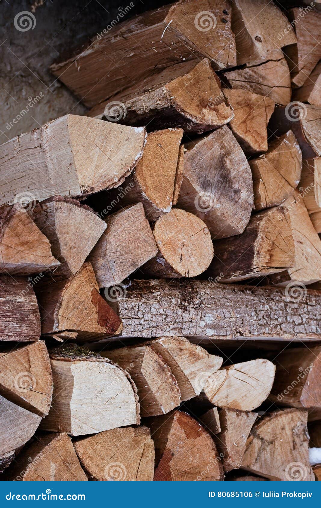 Pile of Chopped Fire Wood Logs. Stock Photo - Image of trunk, ready ...