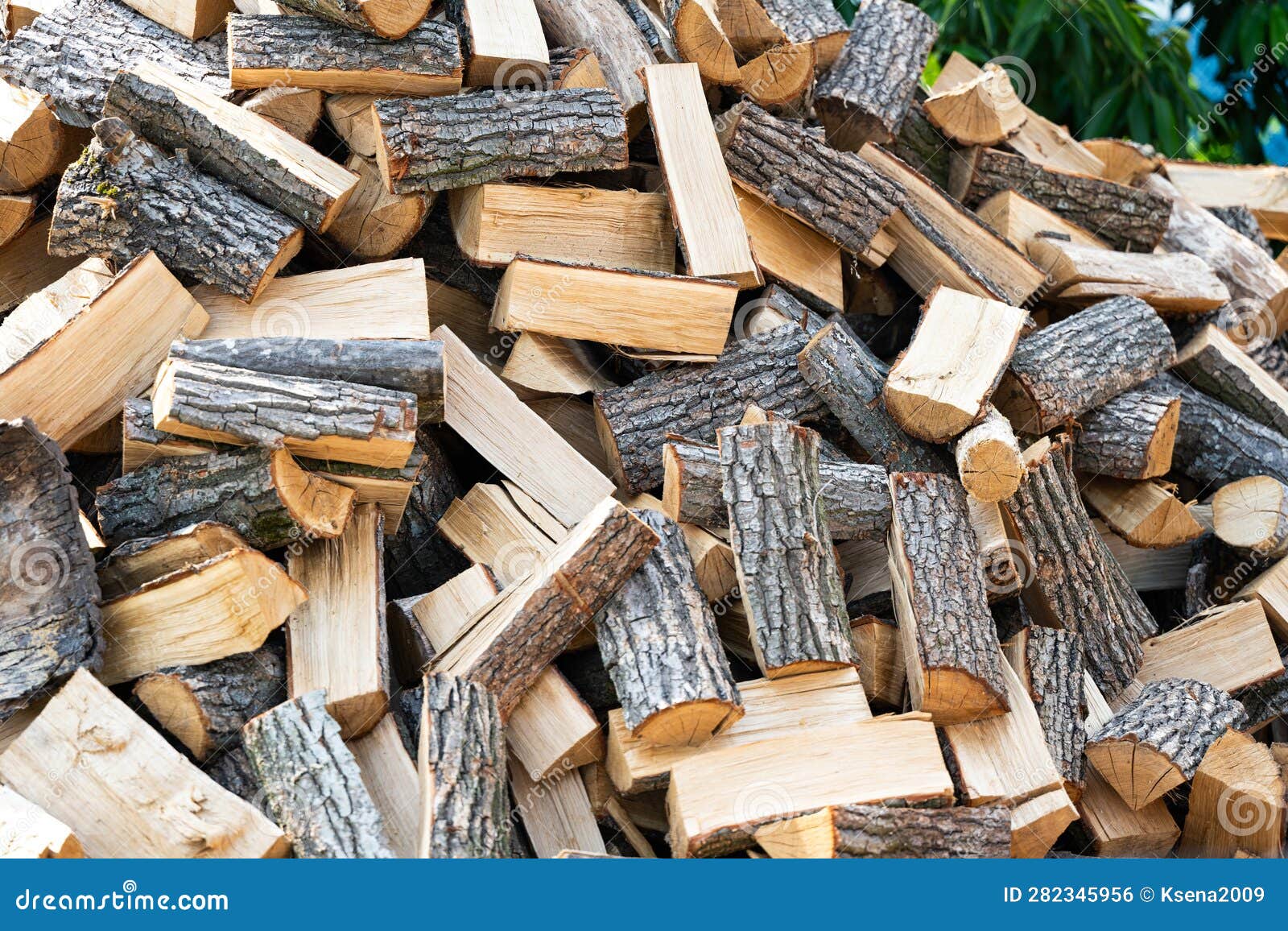 Pile of Chopped Firewood Close Up Stock Photo - Image of tree, texture ...