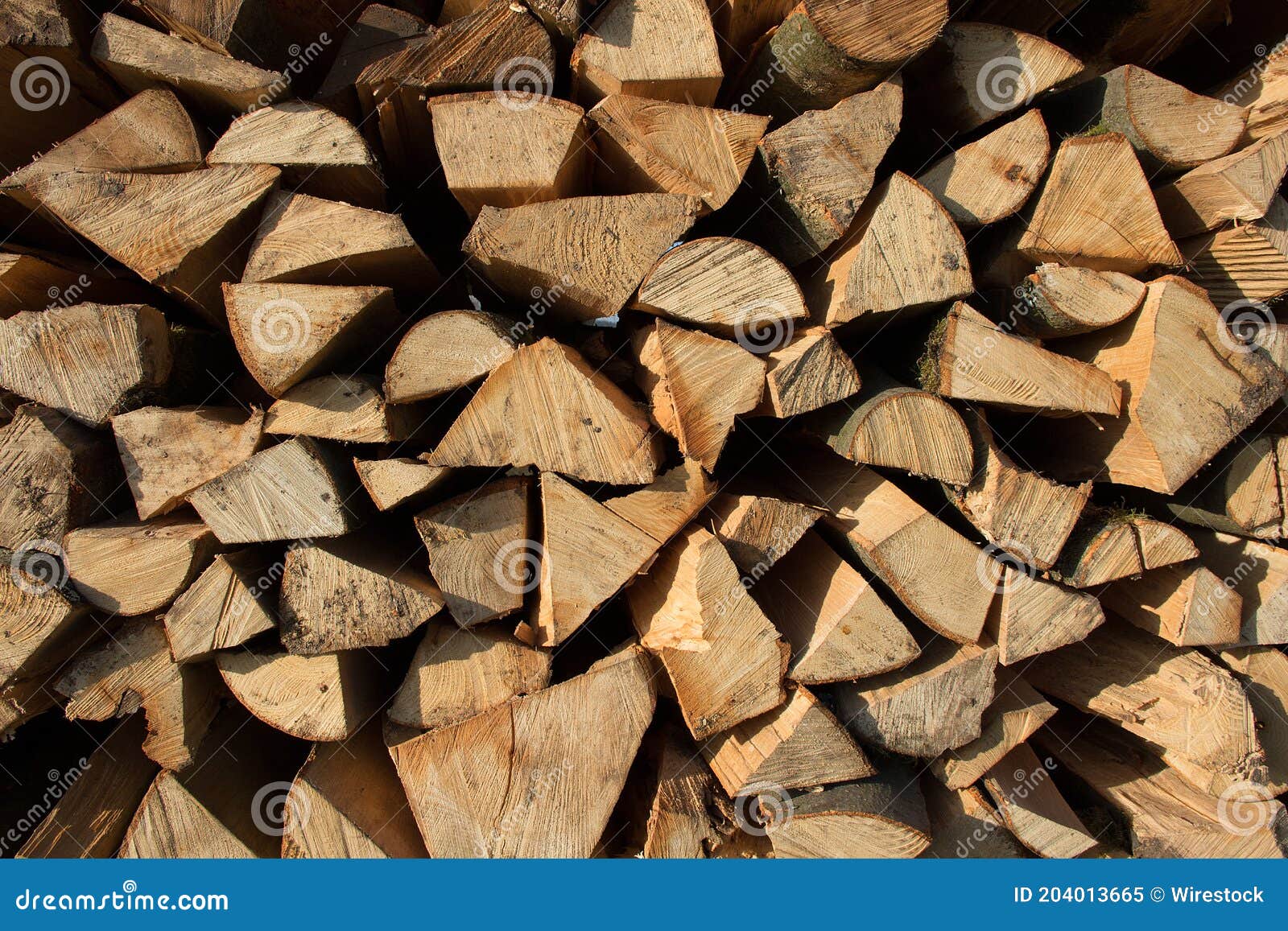 Pile of Chopped Log Pieces Texture Background Stock Image - Image of ...
