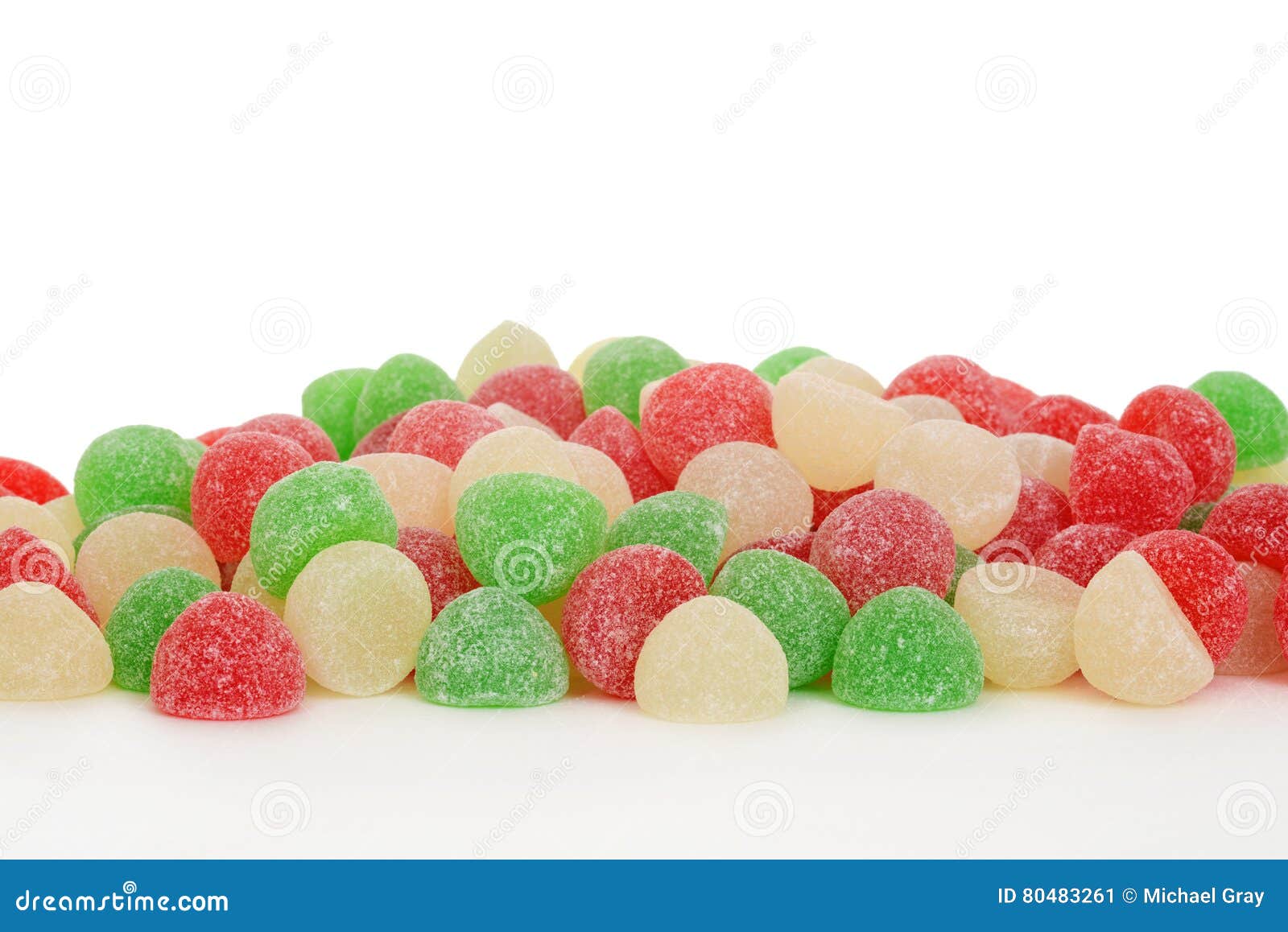 Pile of Christmas Gum Drop Candy Stock Image - Image of lime, objects ...