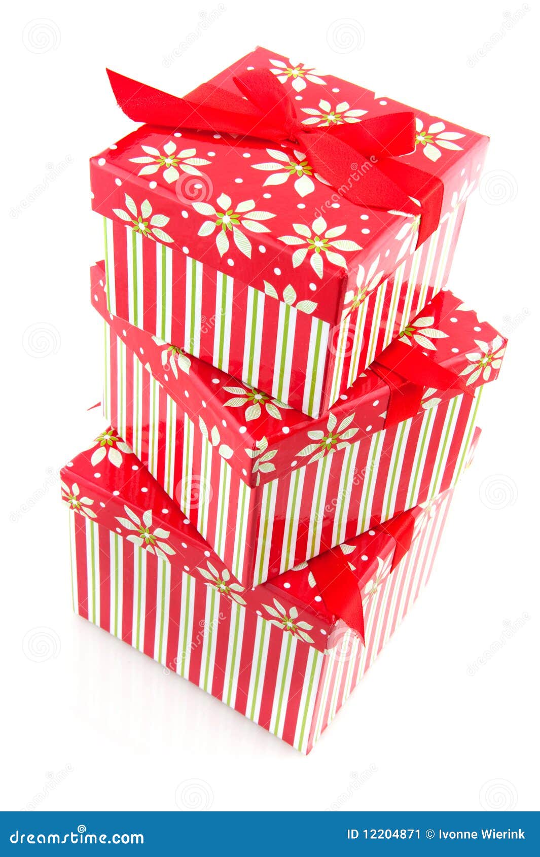 Pile with Christmas Presents Stock Image - Image of isolated, christmas ...