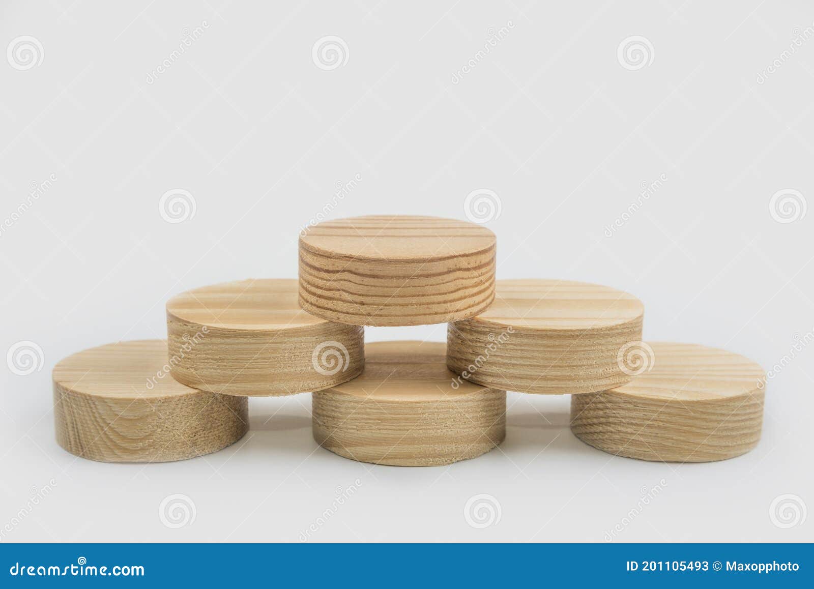 Pile of Circle Wooden Cutouts for Conceptual Sign Stock Image - Image ...