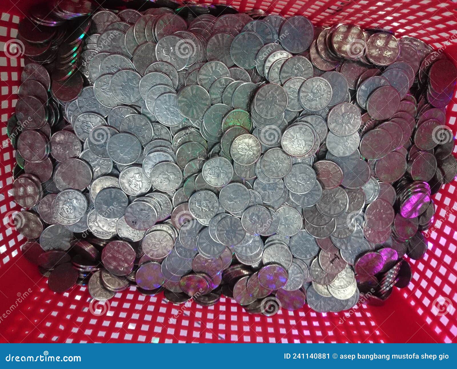 Pile of Coin Tools To Play Games Stock Image - Image of coin, pile ...
