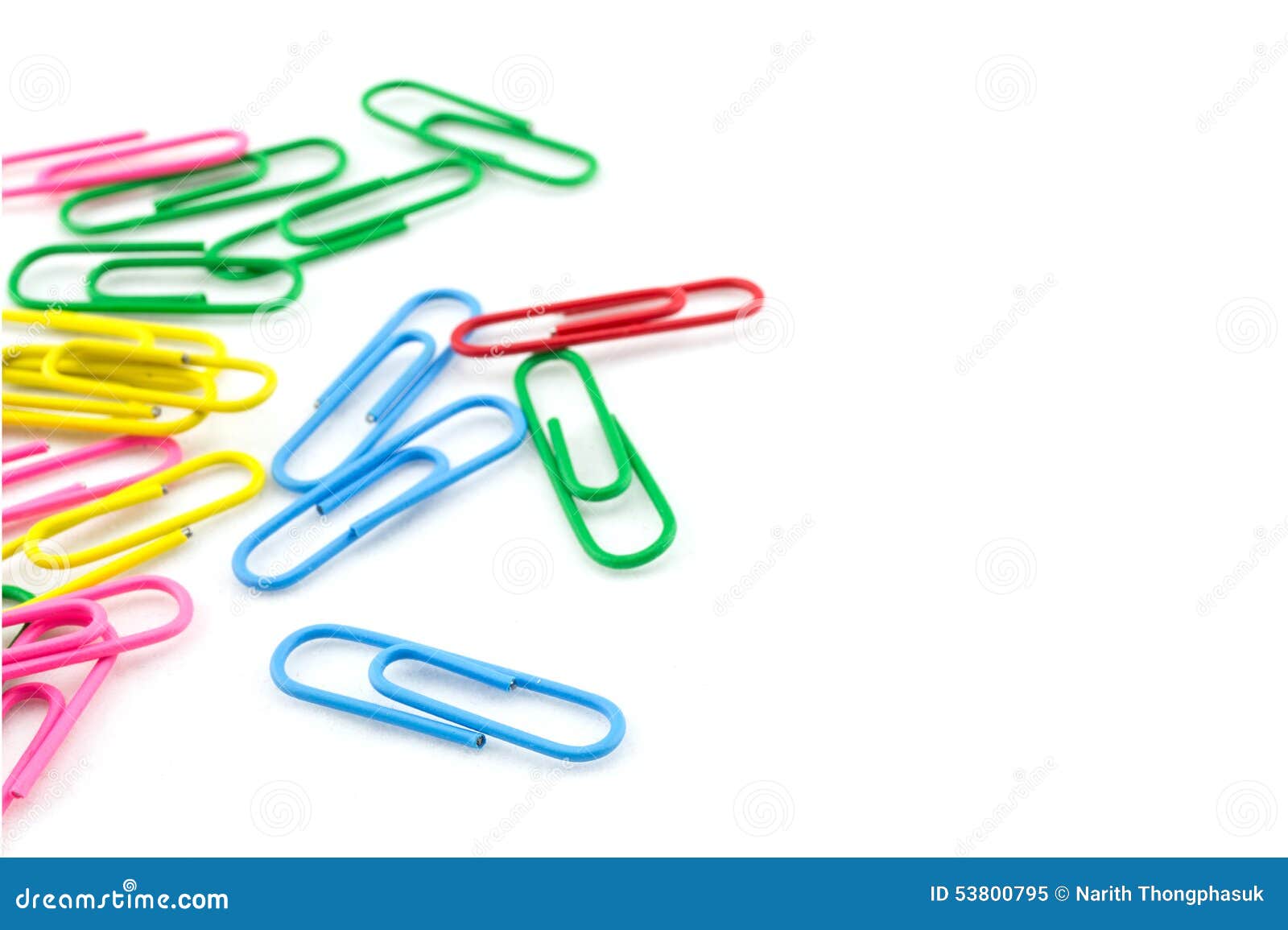Pile of color clips stock image. Image of clips, attach - 53800795