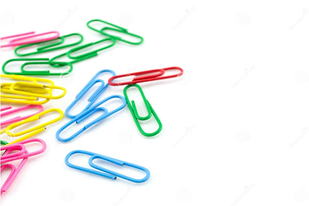 Pile of color clips stock image. Image of clips, attach - 53800795