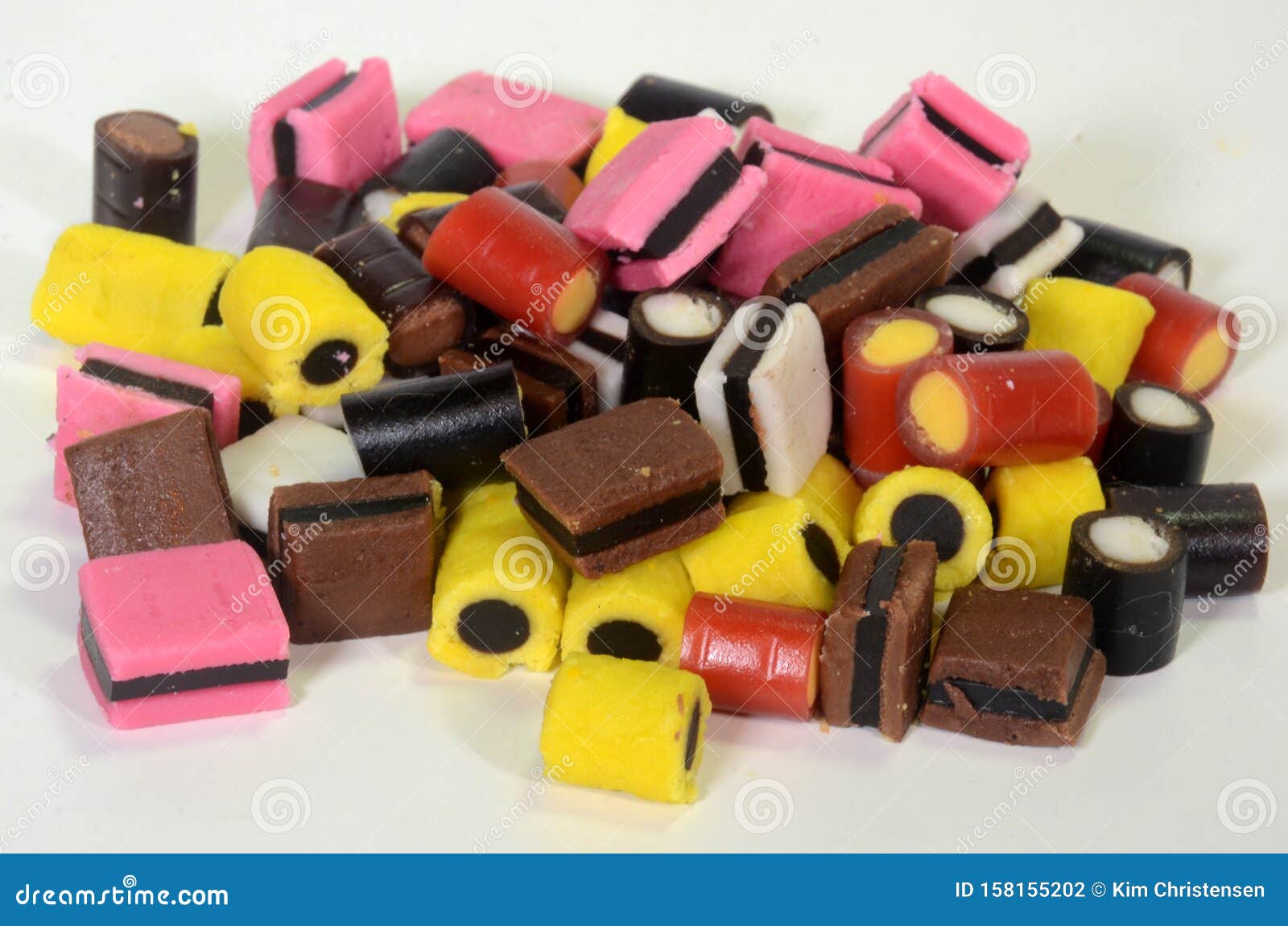 Pile of Colorful Old Style Candies Stock Photo - Image of confectionary ...