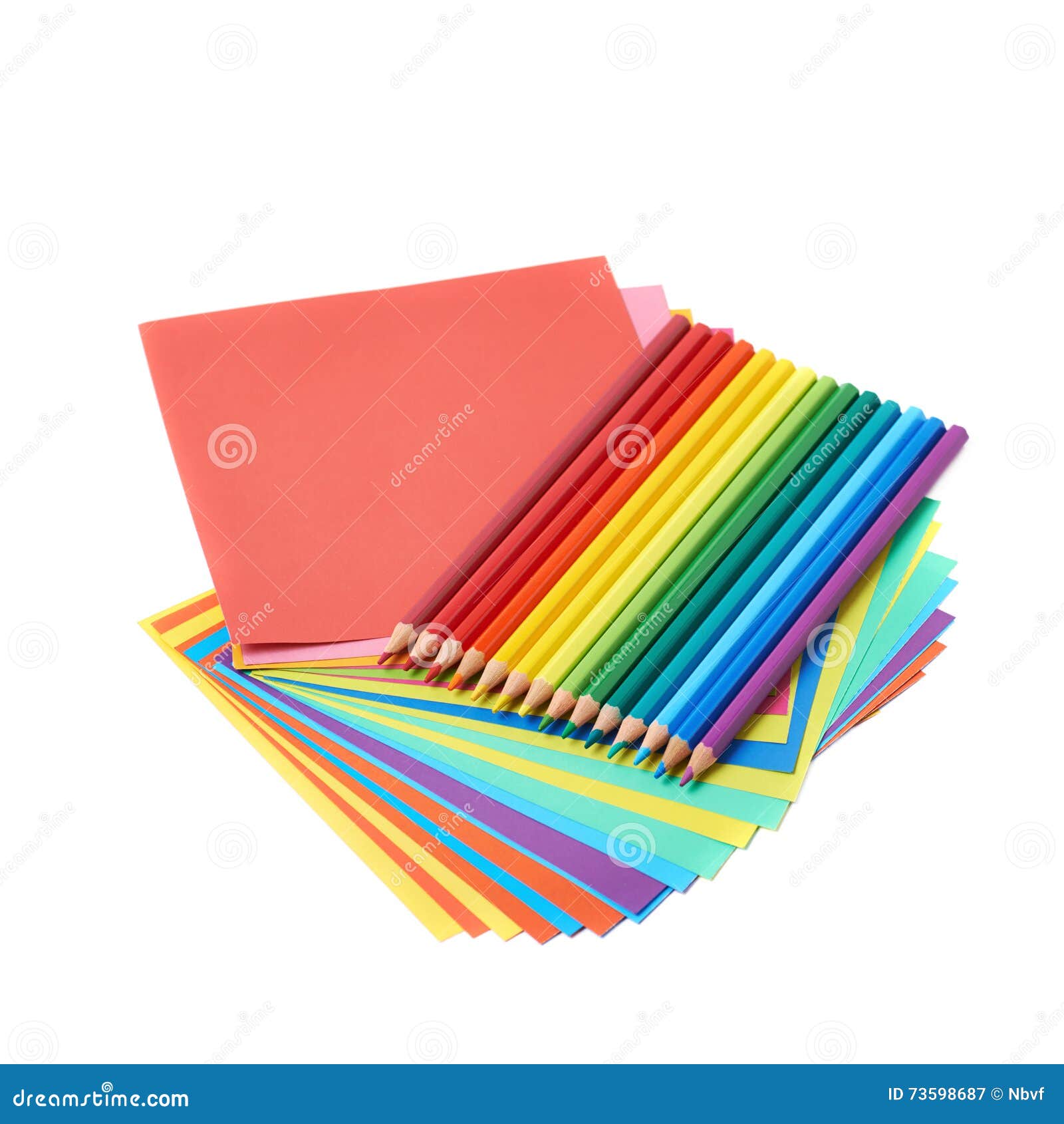 Pile of Colorful Paper Sheets Stock Image - Image of color, office ...
