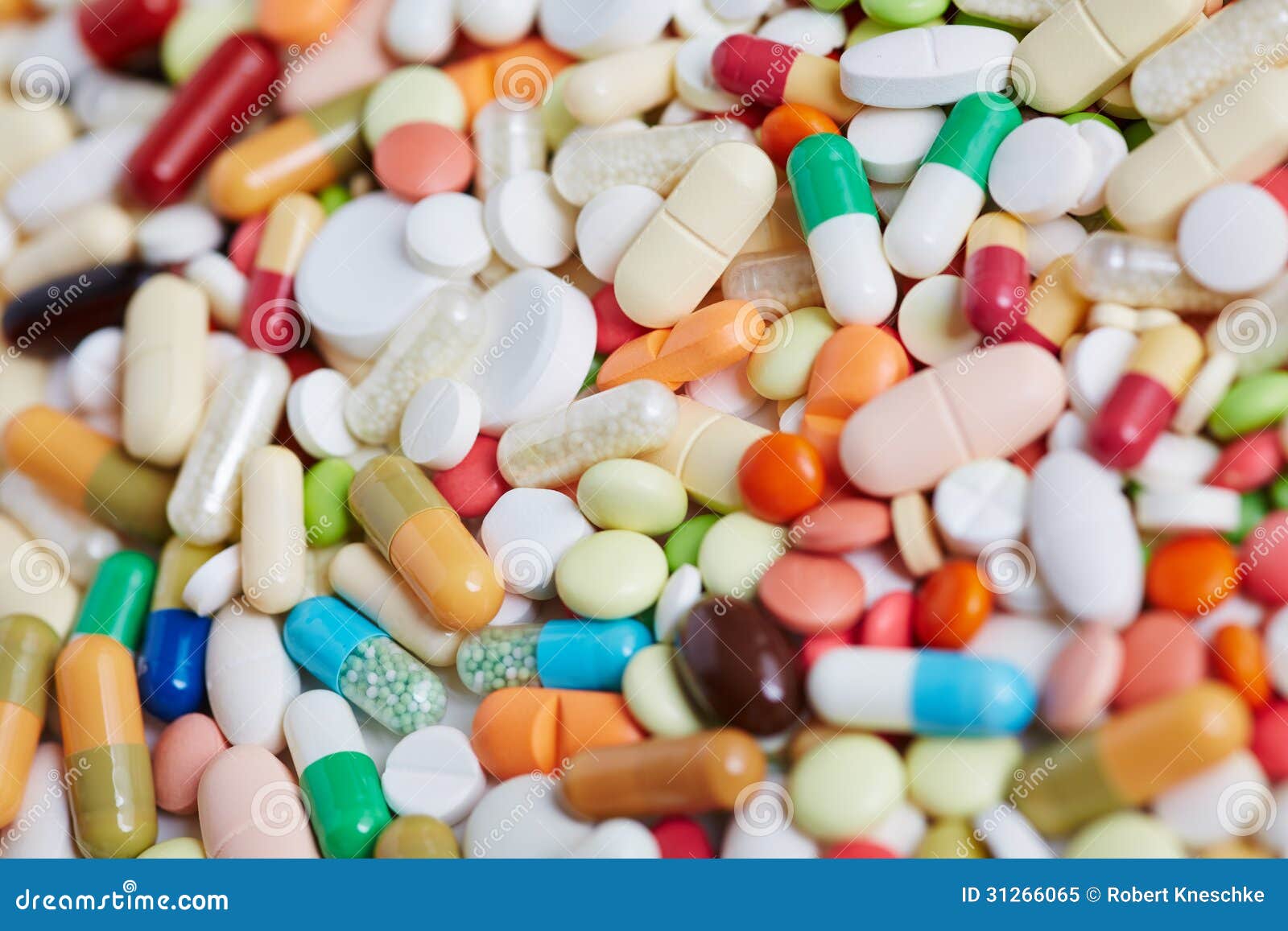 Pile of Colorful Pills and Medicine Medication Stock Image - Image of ...