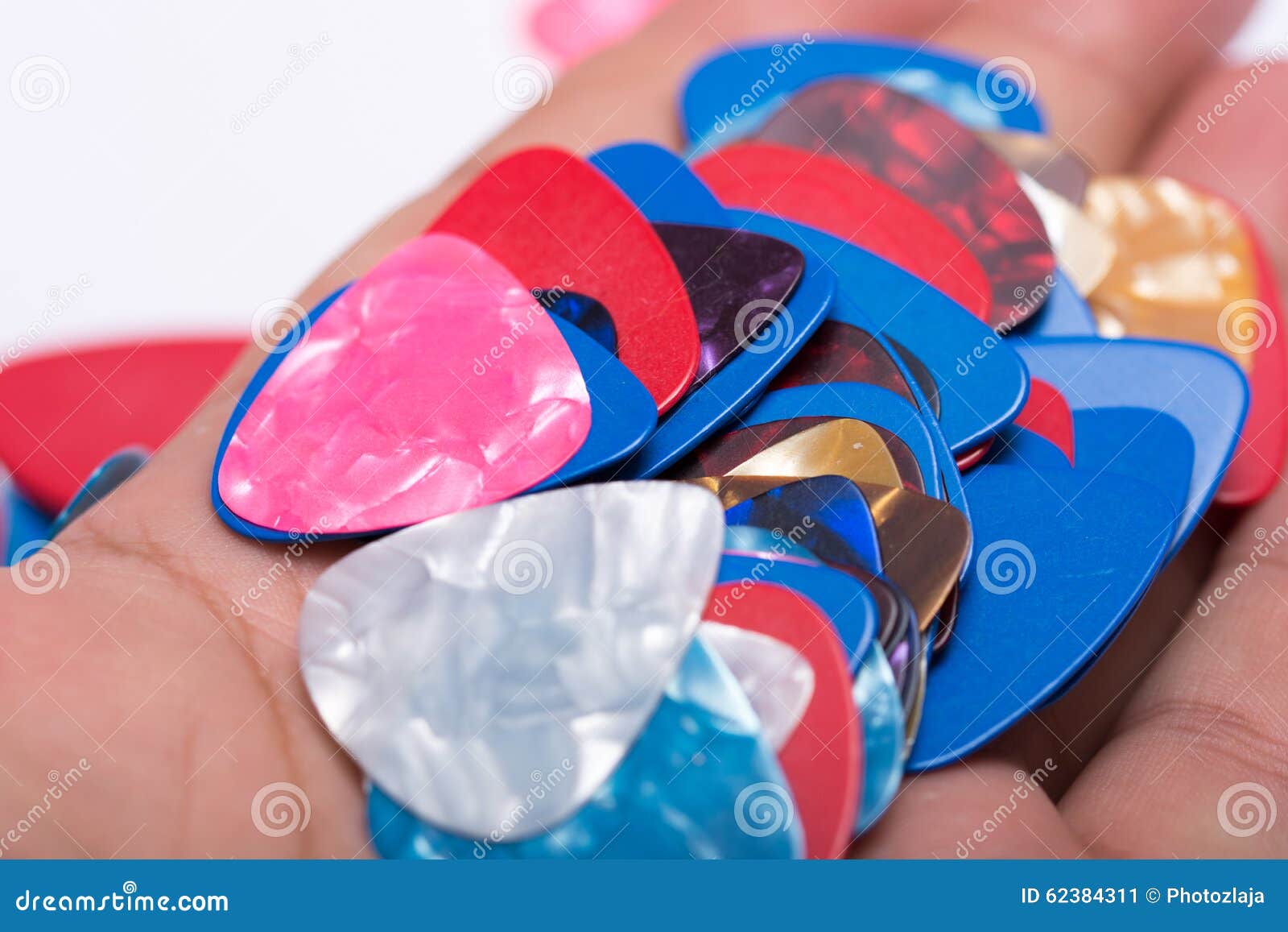 Pile of Colorful Plastic Guitar Picks Stock Image - Image of pile ...