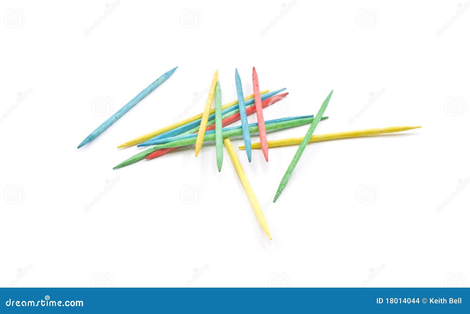 Pile of Colorful Toothpicks Stock Photo - Image of blue, wooden: 18014044