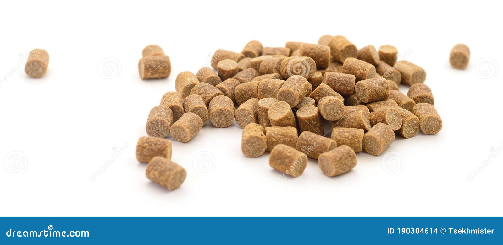 Fish Feed Food. Small Fish Feed In The Plastic Bags.Fish Feed Food For ...