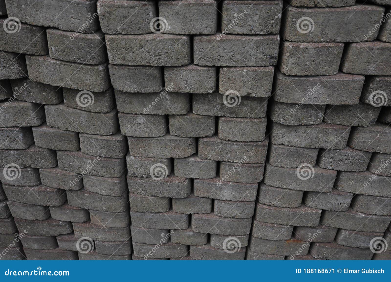 Concrete Bricks, Common Material in Construction Stock Image - Image of ...