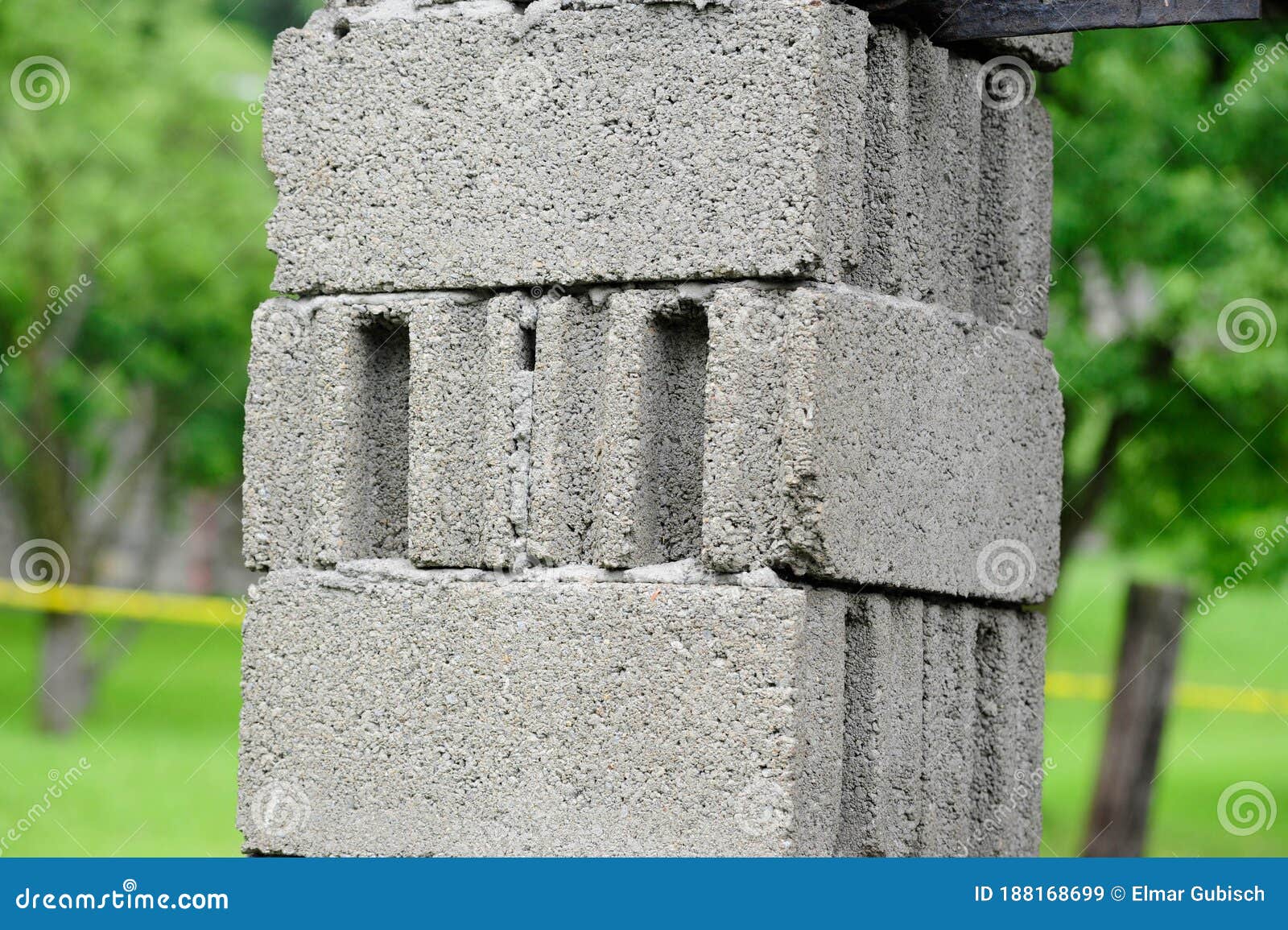 Concrete Bricks, Common Material in Construction Stock Image - Image of ...