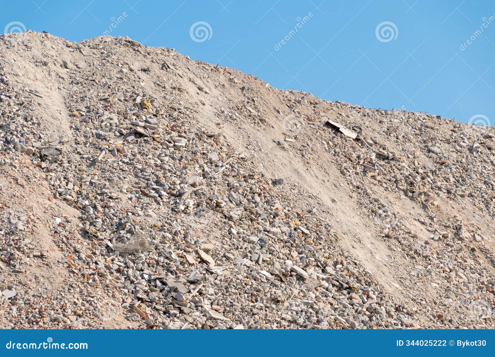 A Pile of Construction Waste on a Construction Site Stock Photo - Image ...