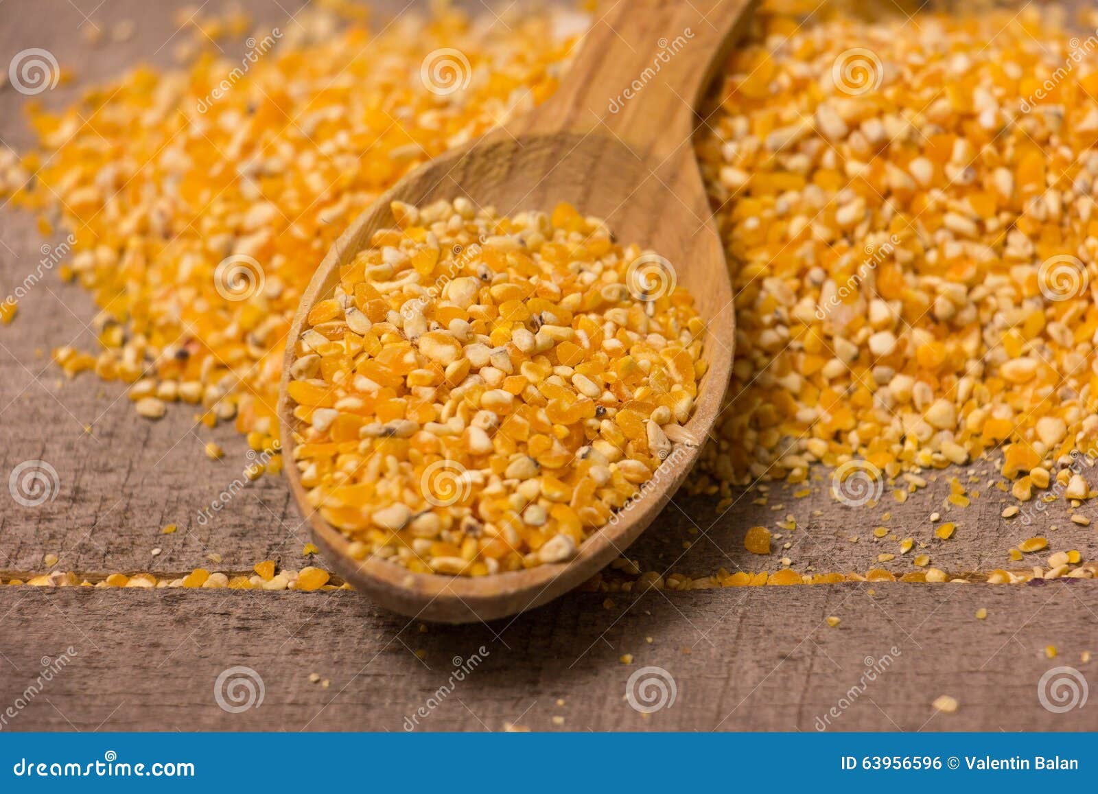 Pile of Corn Grits stock photo. Image of grit, backdrop - 63956596