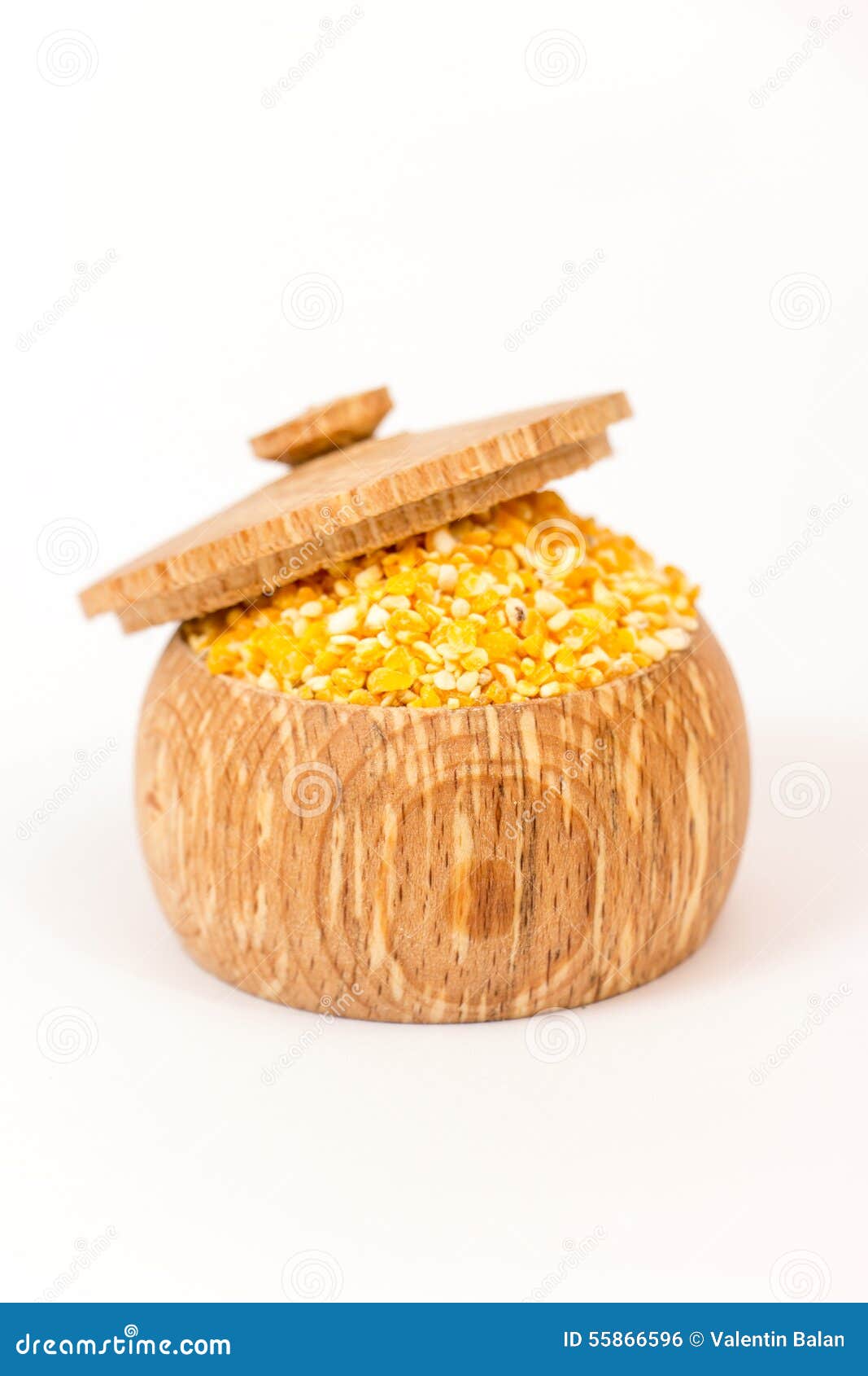 Pile of Corn Grits stock photo. Image of dieting, kitchen - 55866596