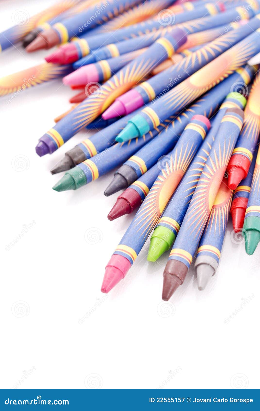 Pile of Crayons stock image. Image of bunch, grade, fashion - 22555157