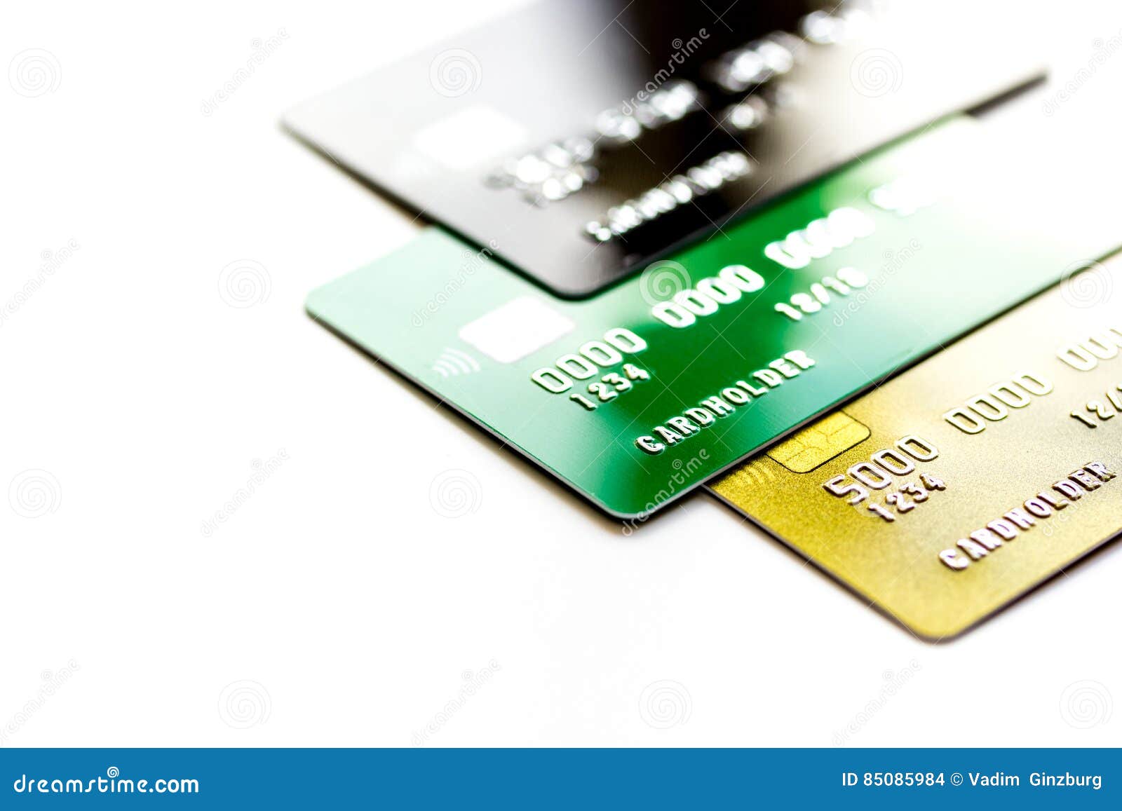 Pile of Credit Cards on White Background Editorial Stock Image - Image ...