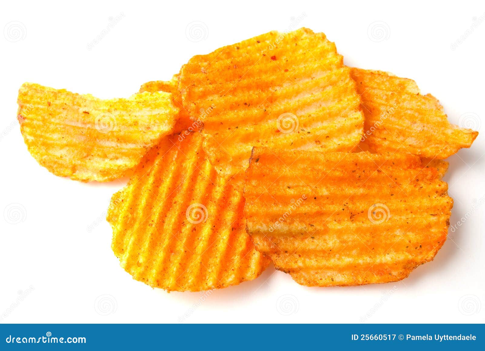 Pile of crisps stock image. Image of calories, tasty - 25660517