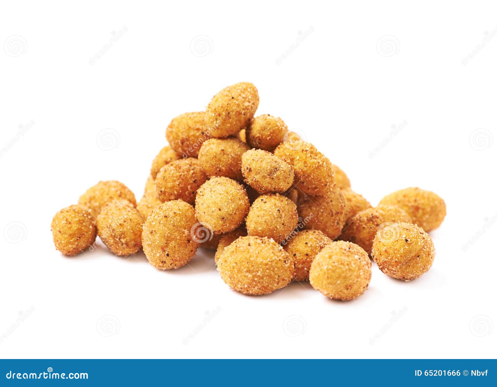 Pile of Crunchy Coated Nuts Isolated Stock Photo - Image of healthy ...