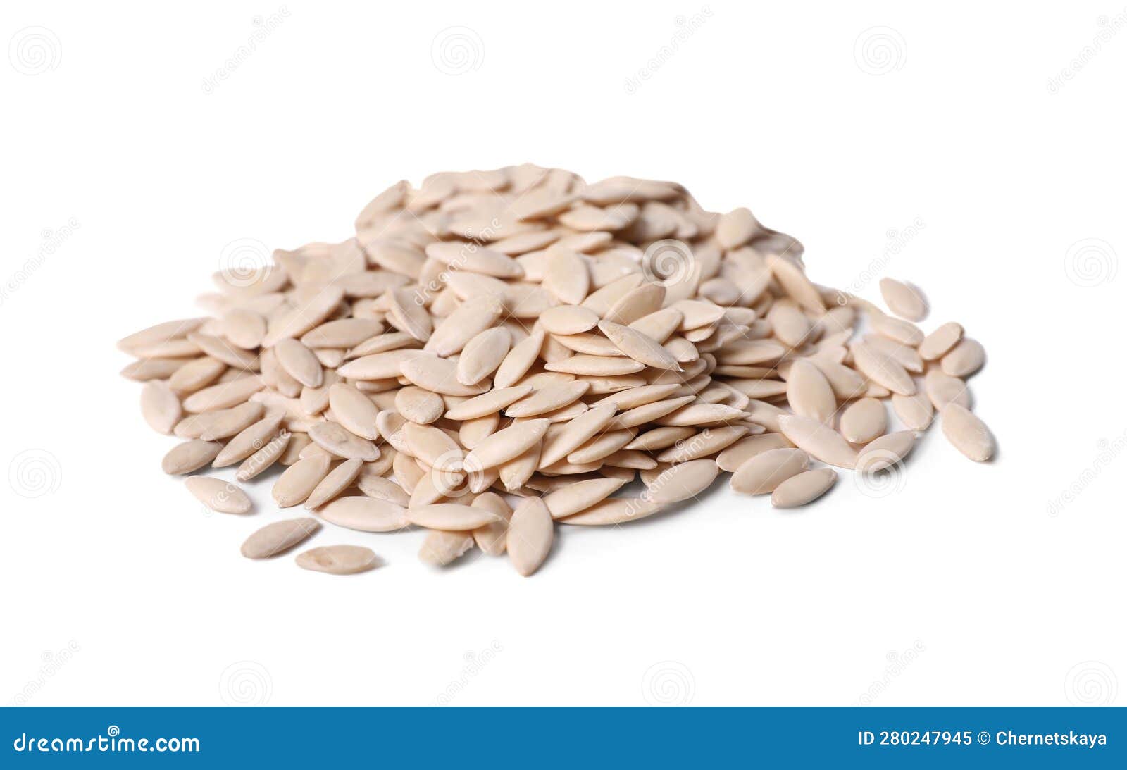 Pile of Cucumber Seeds on White Background Stock Image - Image of ...