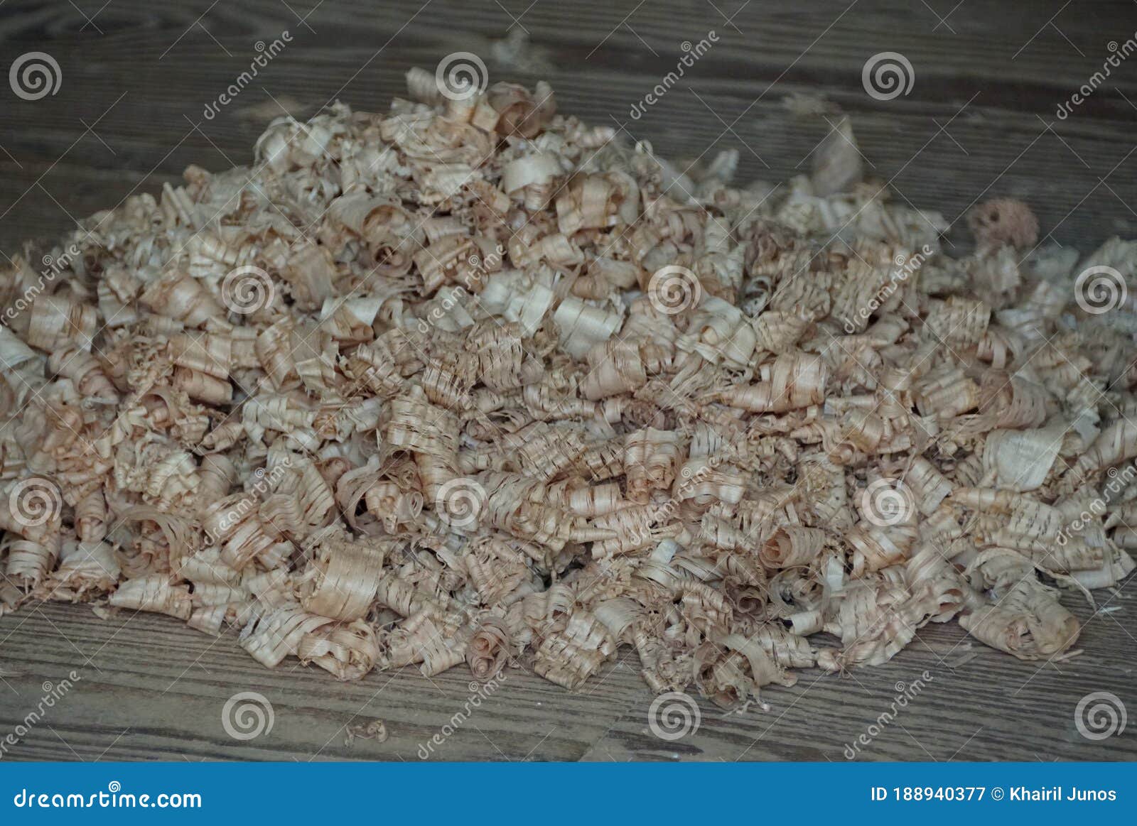 A Pile of Curly Wood Shavings on the Floor Stock Image - Image of thin ...