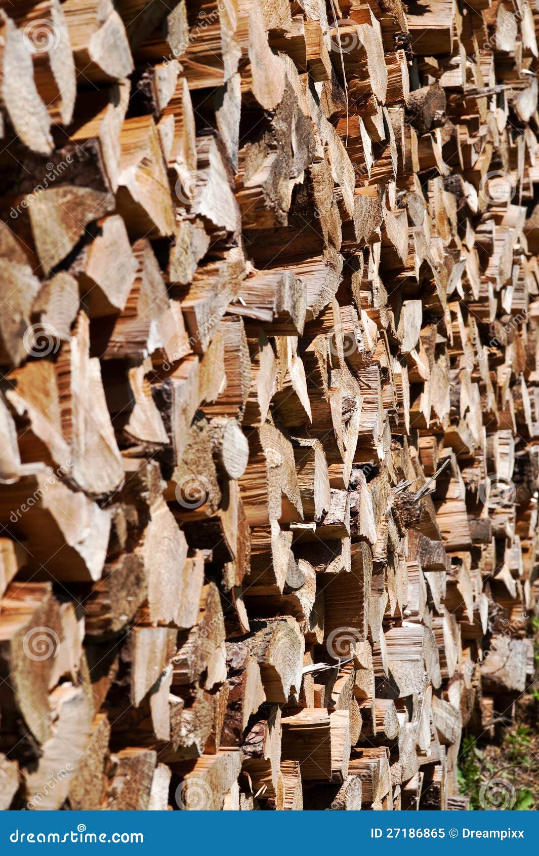 Pile of cutted wood stock image. Image of brown, surface - 27186865