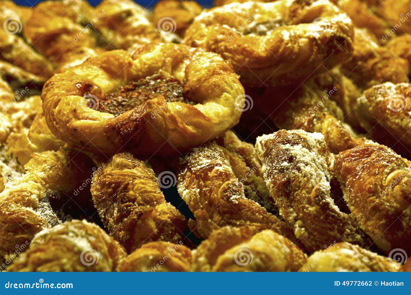 Pile of Danish Pastries stock photo. Image of pile, snack - 49772662