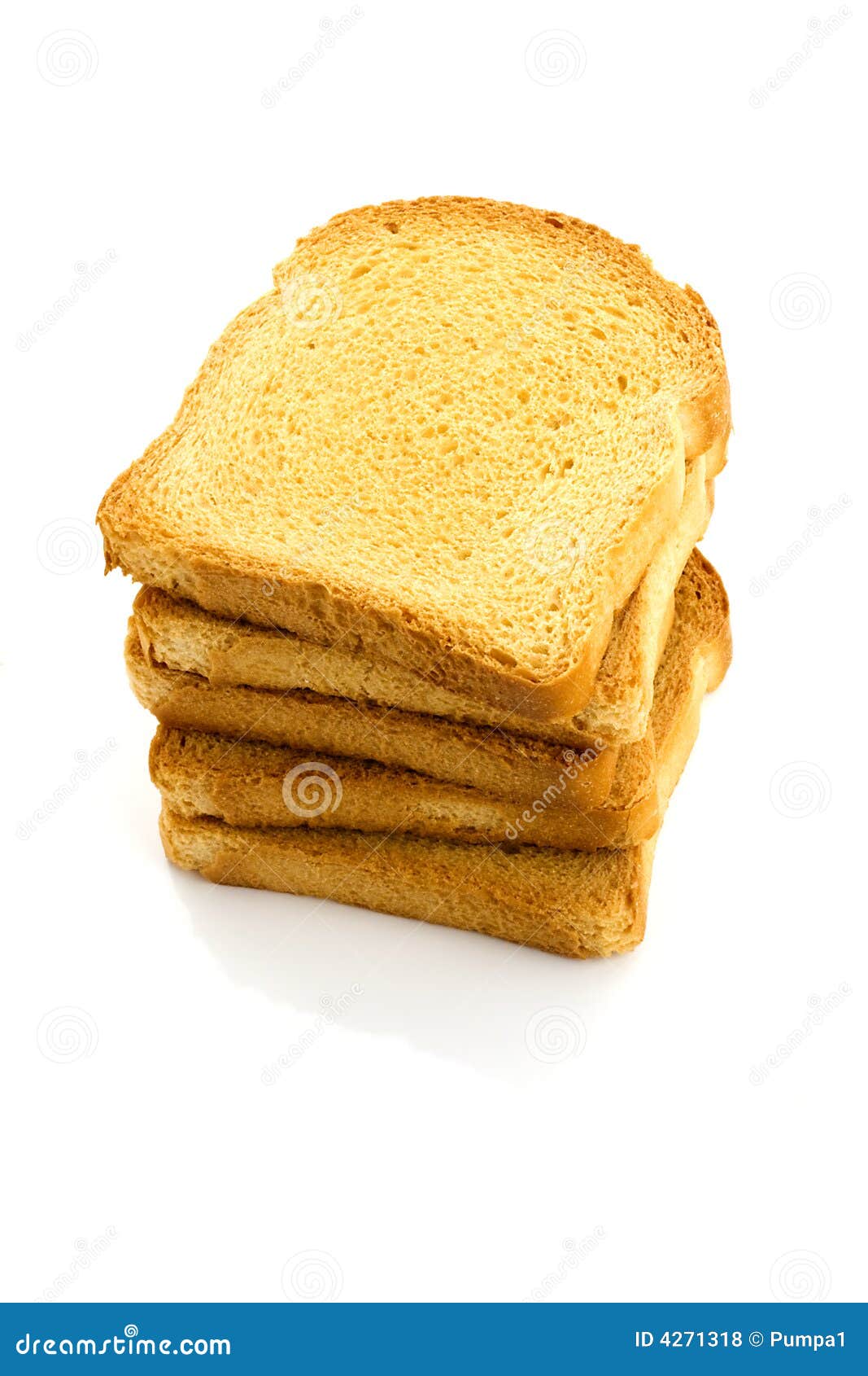 Pile de biscotte photo stock. Image du nourriture, pile - 4271318