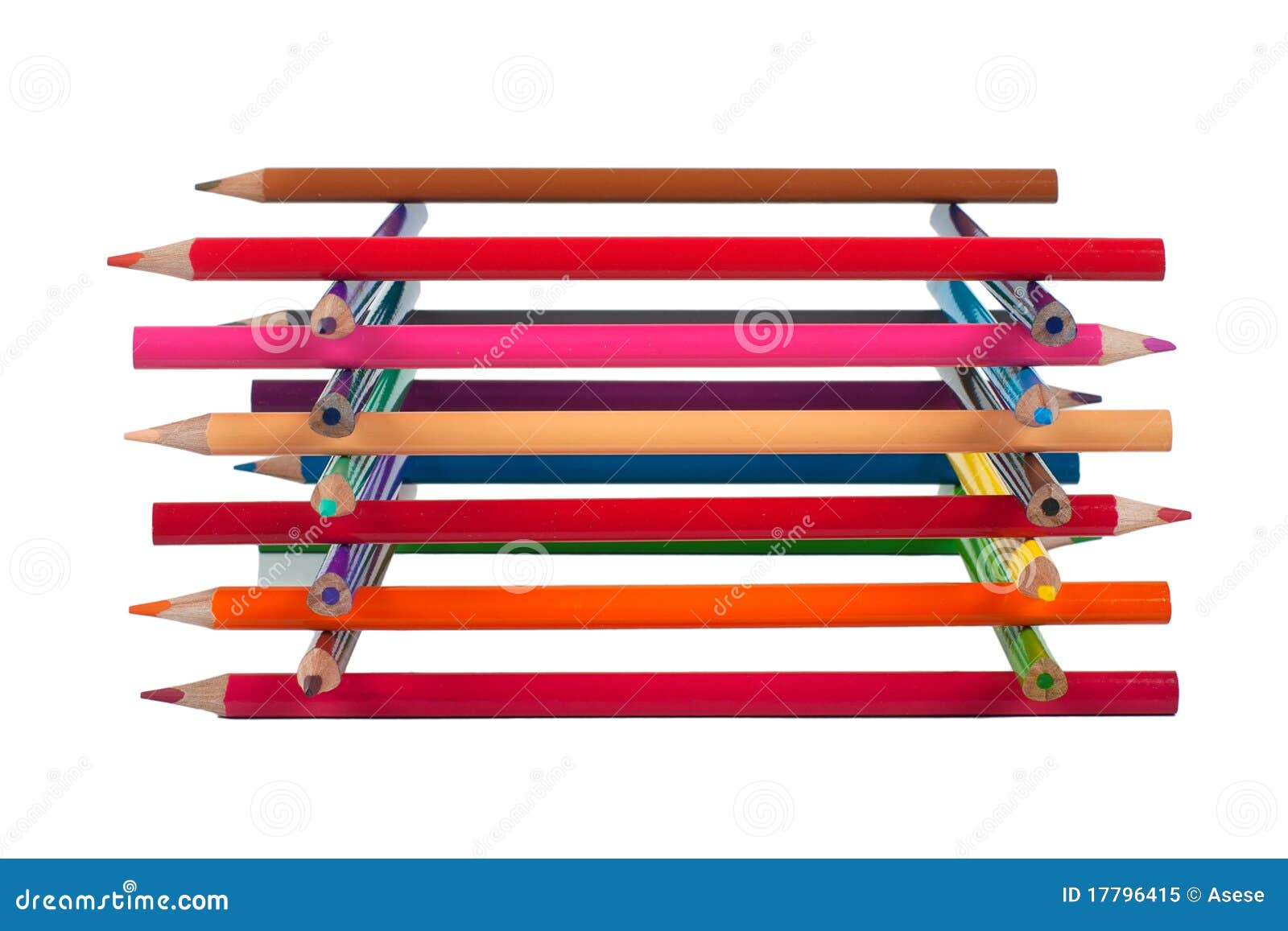 Pile de crayons image stock. Image du écrivez, linéaire - 17796415
