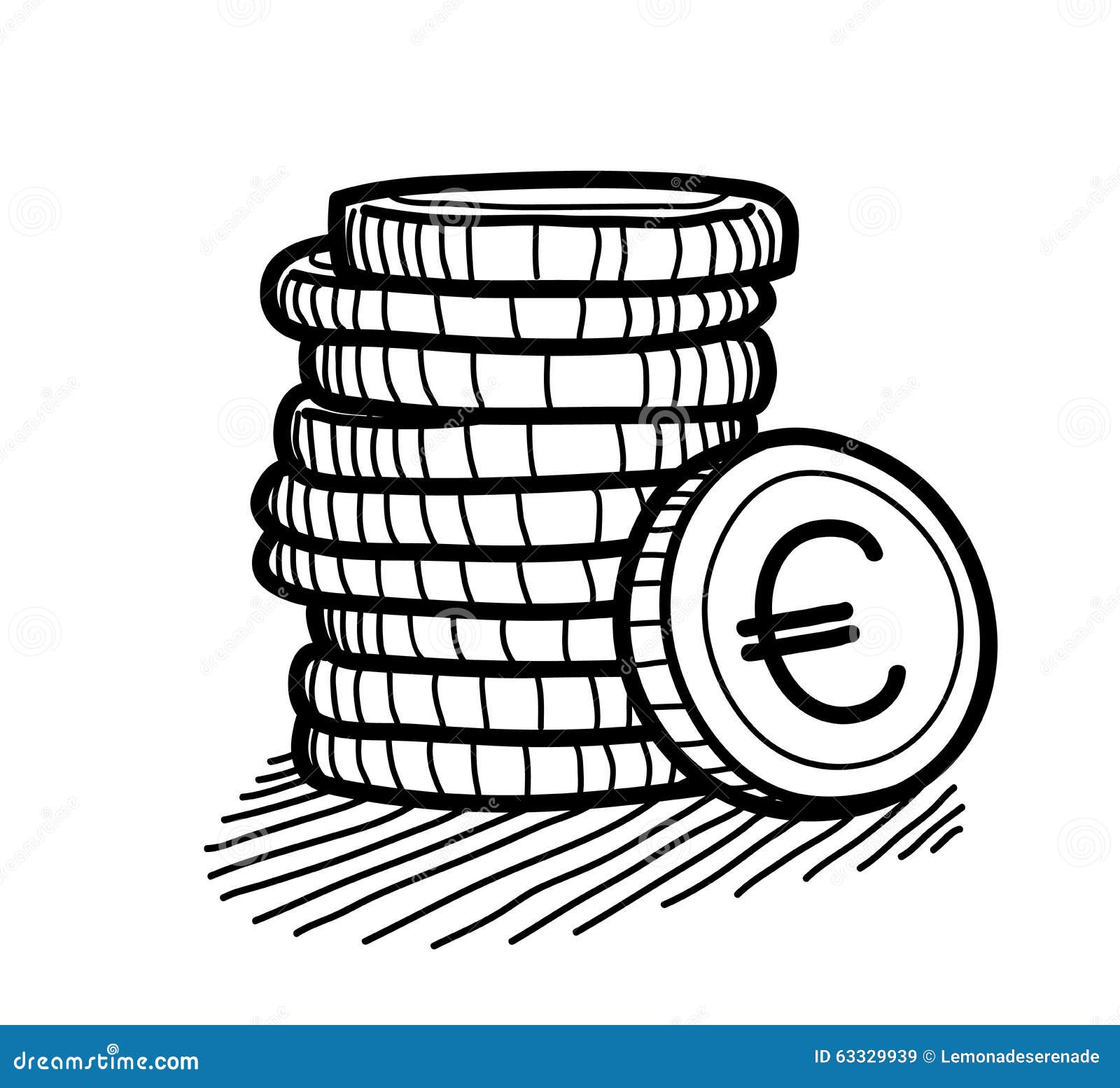 Pile De Griffonnage De Pièces De Monnaie (euro) Illustration de Vecteur ... Pile De Griffonnage De Pièces De Monnaie (euro) Illustration de Vecteur ...