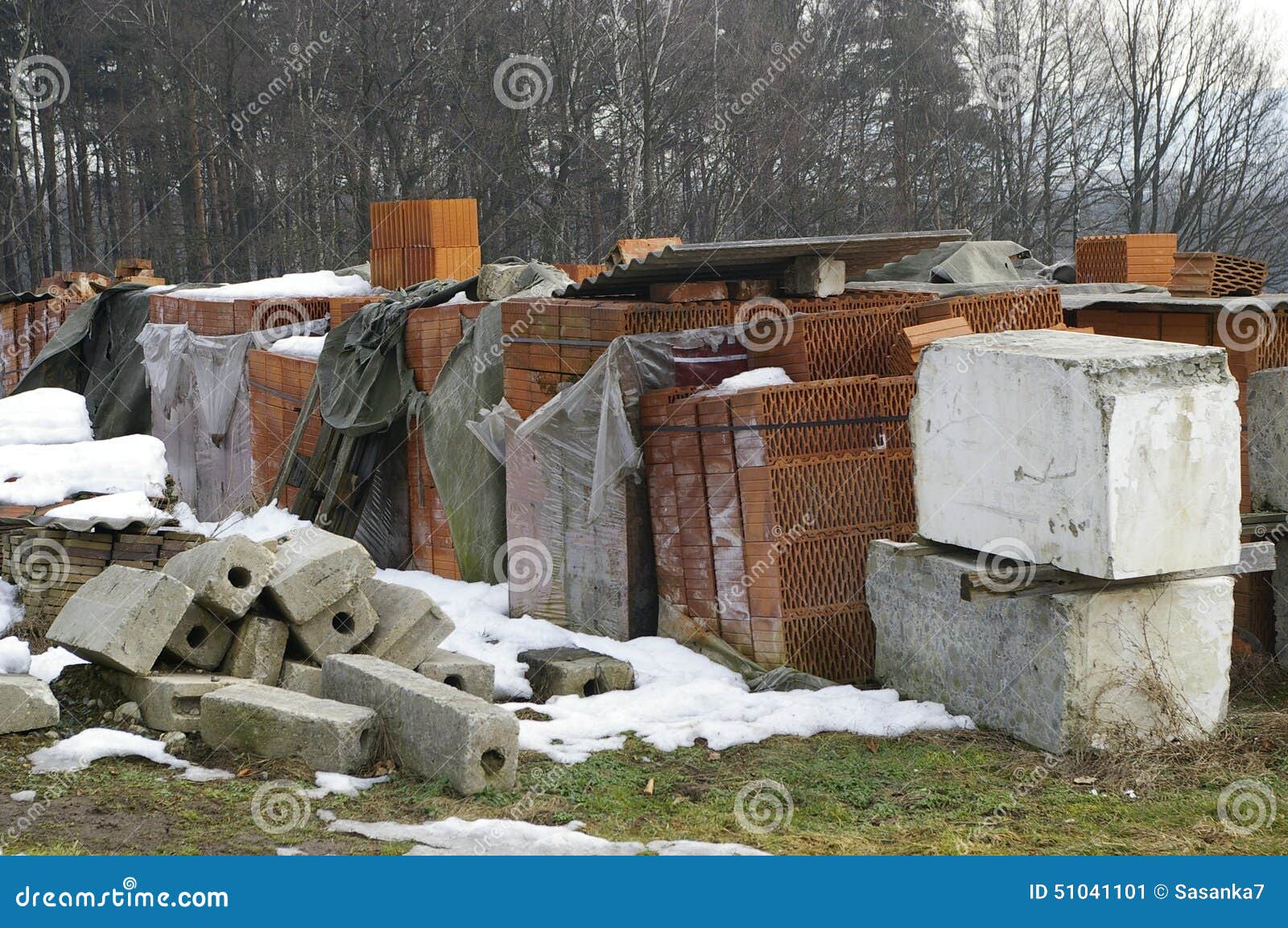 Pile of debris stock image. Image of pollution, horizontal - 51041101
