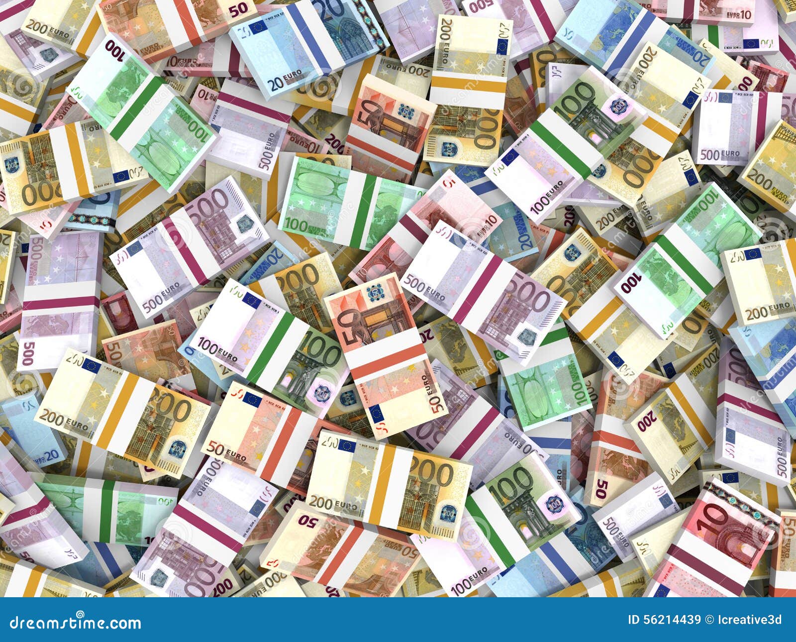 Pile dei soldi di euro illustrazione di stock. Illustrazione di ...