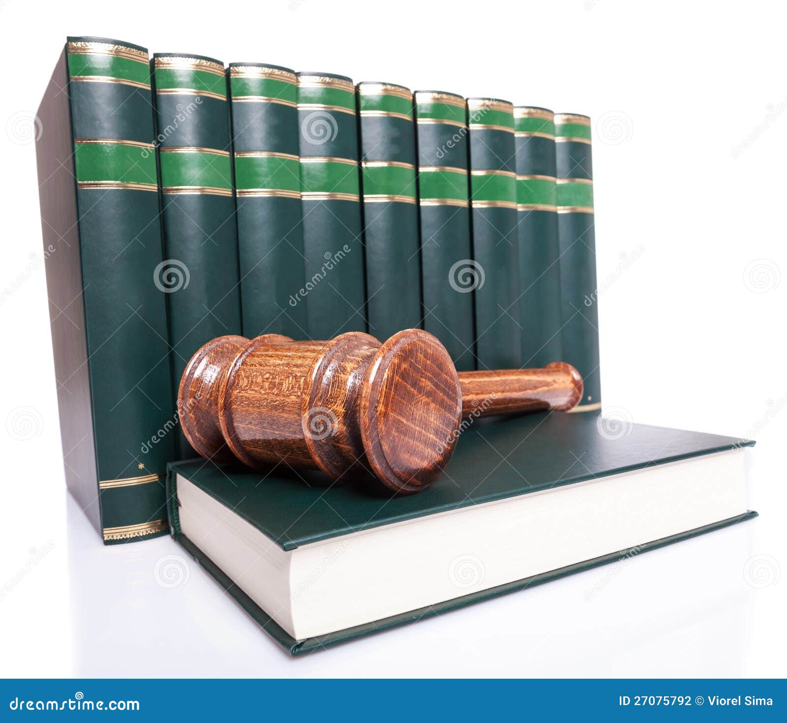 Pile Des Livres De Loi Et Dun Marteau De Juge Photo Stock Image Du