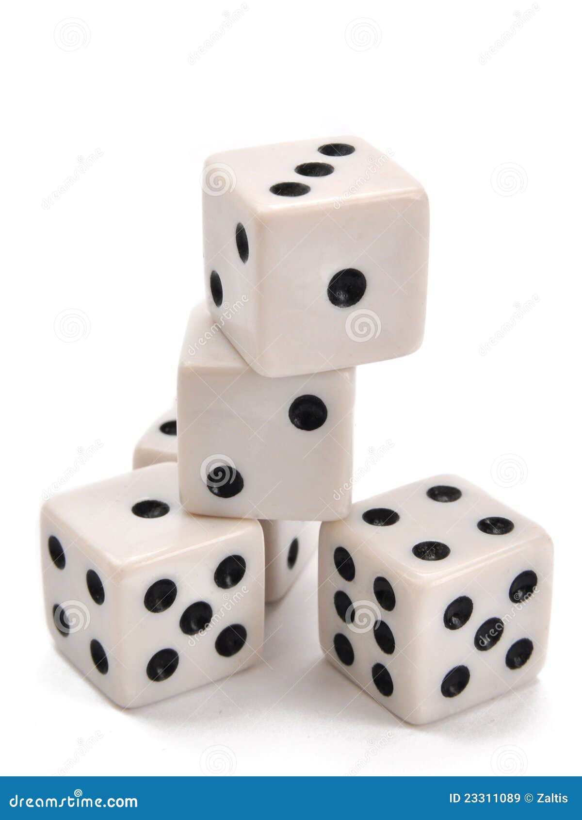 Pile Of Dice Royalty Free Stock Images - Image: 23311089