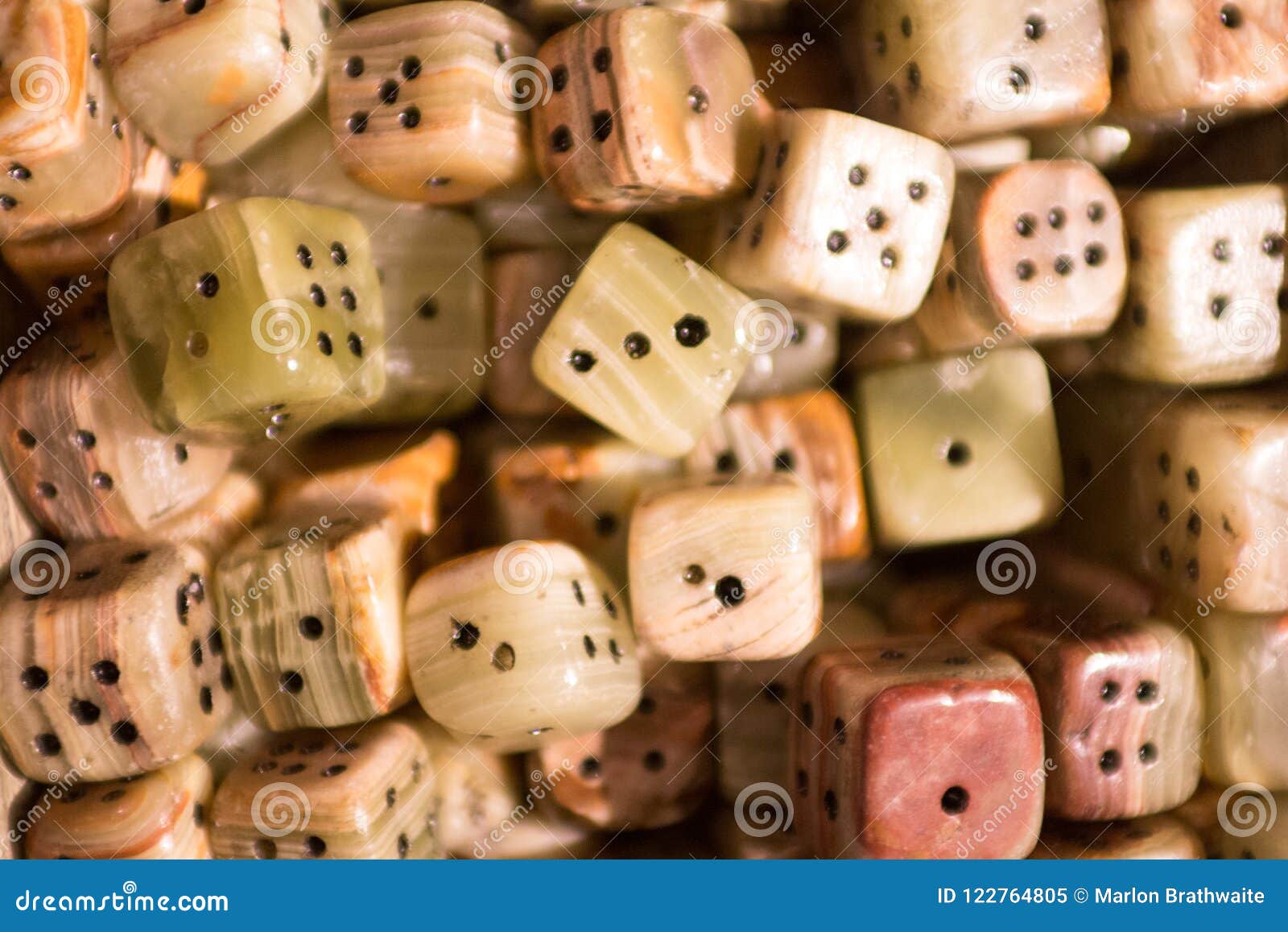 A Pile of Dices with Many Dots. Stock Image - Image of luck, pile ...