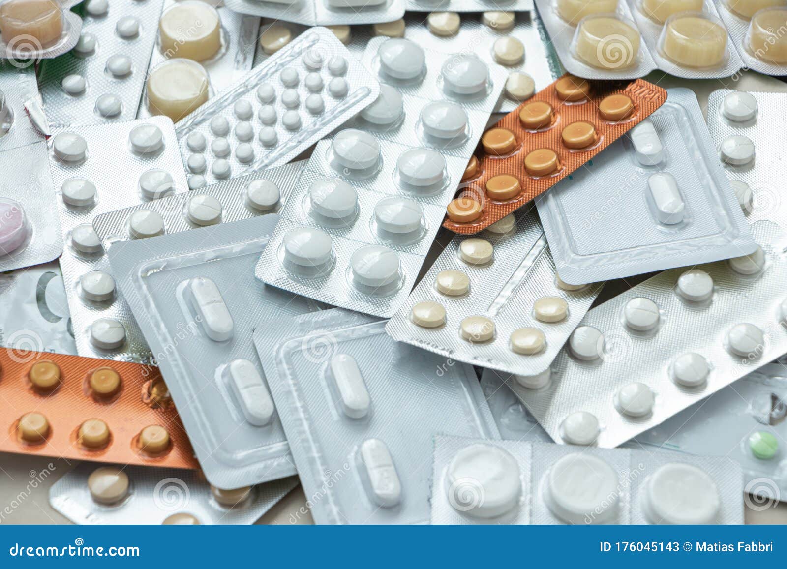 Stack of Different Types of Medications Stock Image - Image of queijo ...