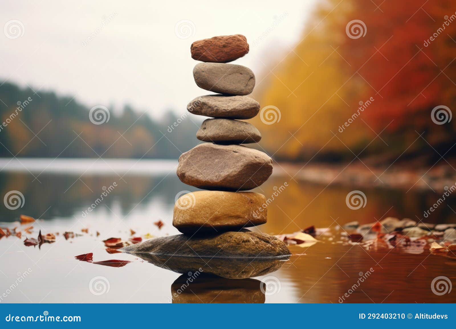 A Pile of Differently Sized Stacked Stones in Balance Stock Photo ...