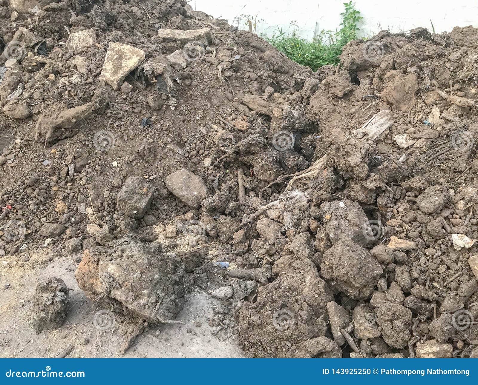 Dirt Construction Glove In Polluted Water Tank Industrial Environment ...