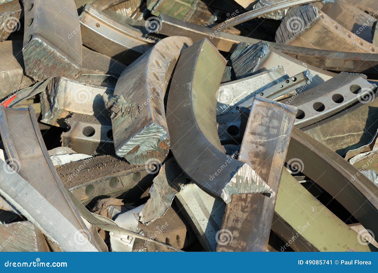 Pile of discarded metal stock image. Image of corroded - 49085741
