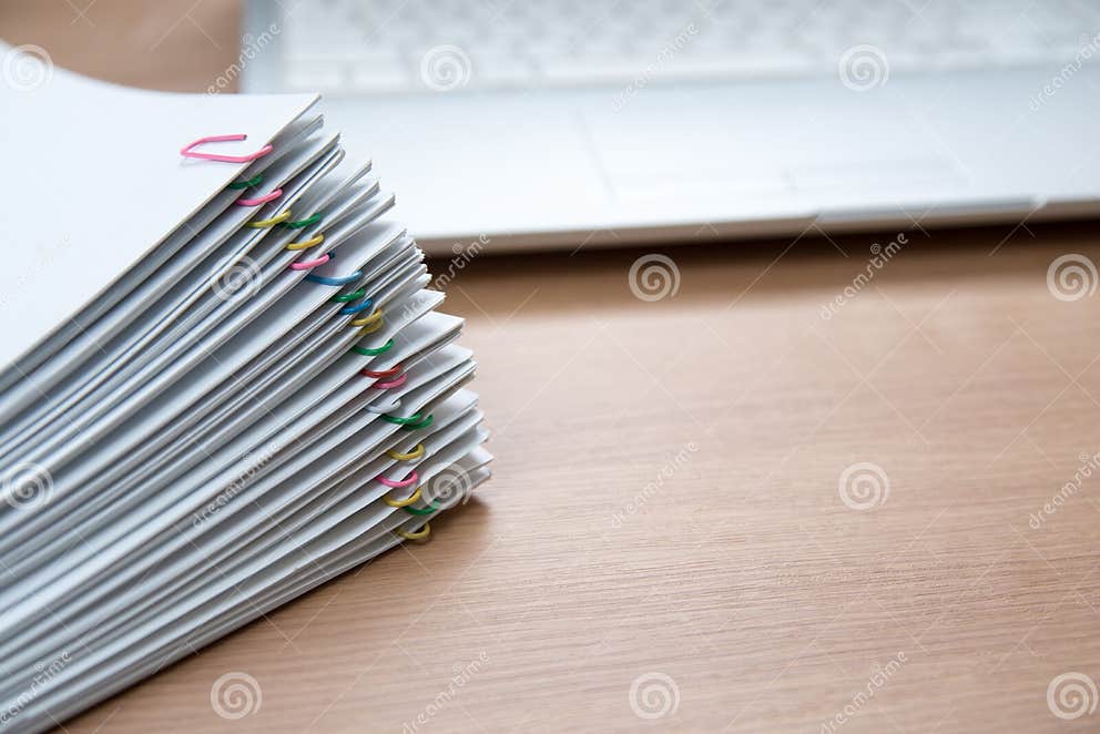 A pile of documents stock photo. Image of bunch, office - 106993374