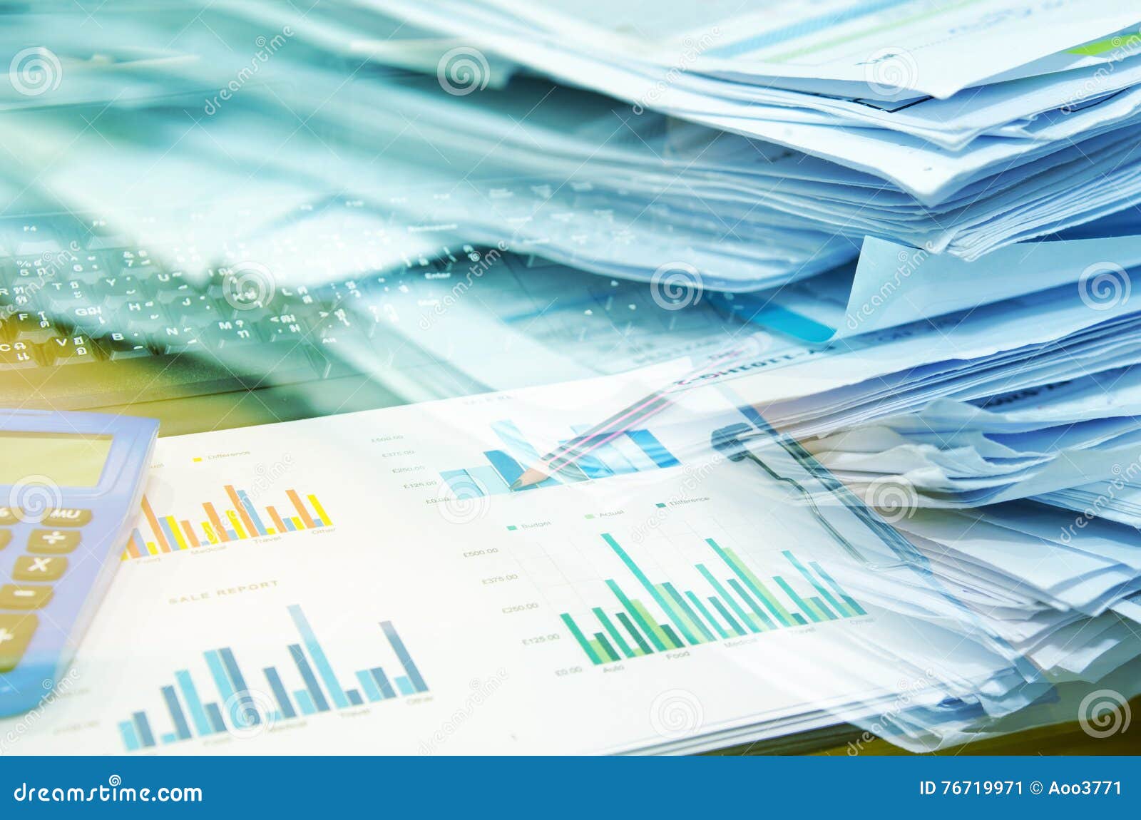 Pile of documents stock image. Image of busy, stacked - 76719971