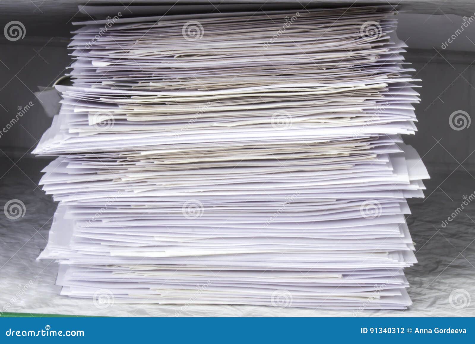 Pile of documents papers stock photo. Image of stacked - 91340312