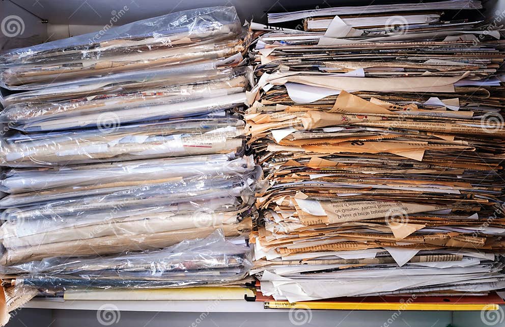 Pile of documents stock image. Image of pertinant, home - 40490183