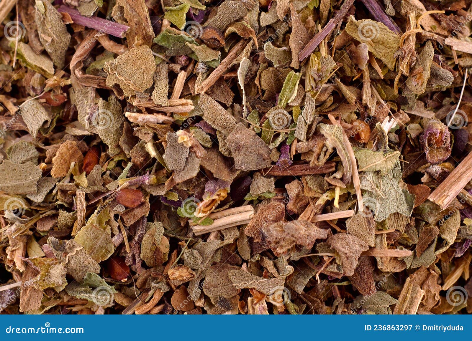 Pile of Dried Basil Spice Background, Copy Space. Top View, Flat Lay ...
