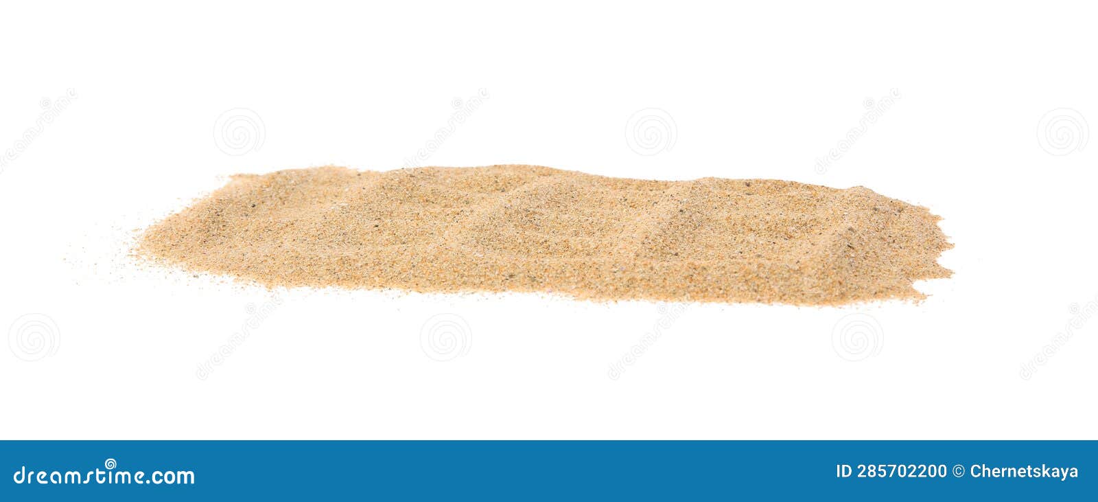 Pile of Dry Beach Sand Isolated on White Stock Photo - Image of rest ...