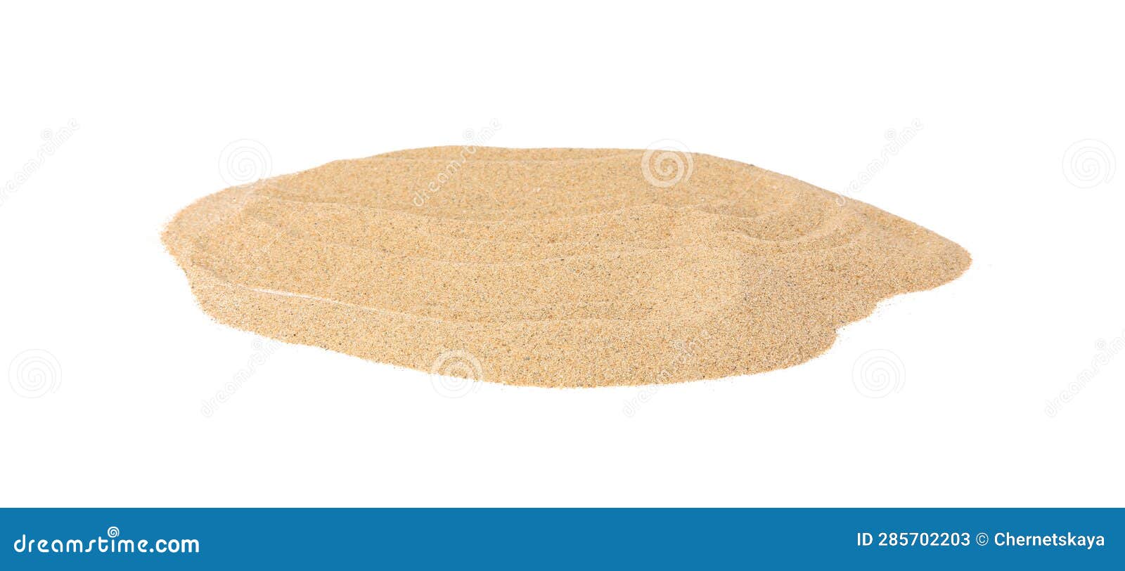 Pile of Dry Beach Sand Isolated on White Stock Image - Image of golden ...